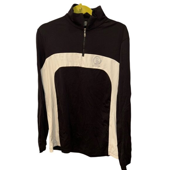 Bogner | Tops | Bogner Ski Black White Racing Layering Quarter Zip Top ...